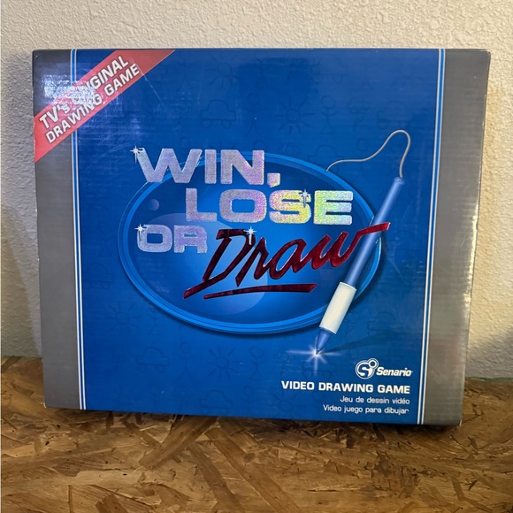 Senario | Games | Blue Win Lose Or Draw Video Drawing Game | Poshmark